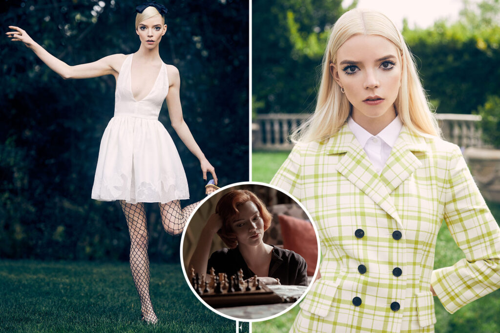 The Queens Gambits Anya Taylor Joy Shows Off Her Sophisticated Style As She Models For Elle